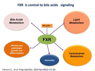 Farnesoid x receptor (fxr) and intestinal mucosa - Stefano Fiorucci | PPTX