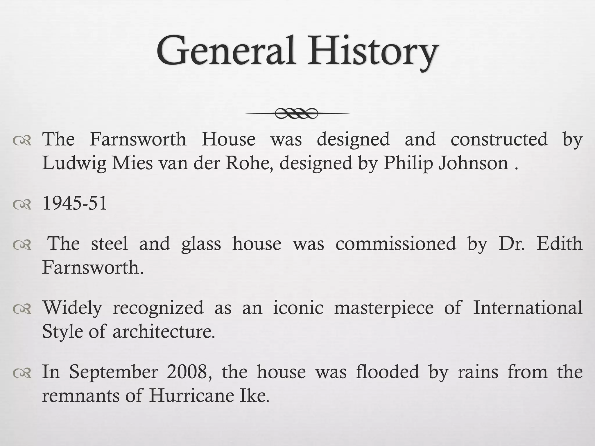 Farnsworth house Construction Details | PDF