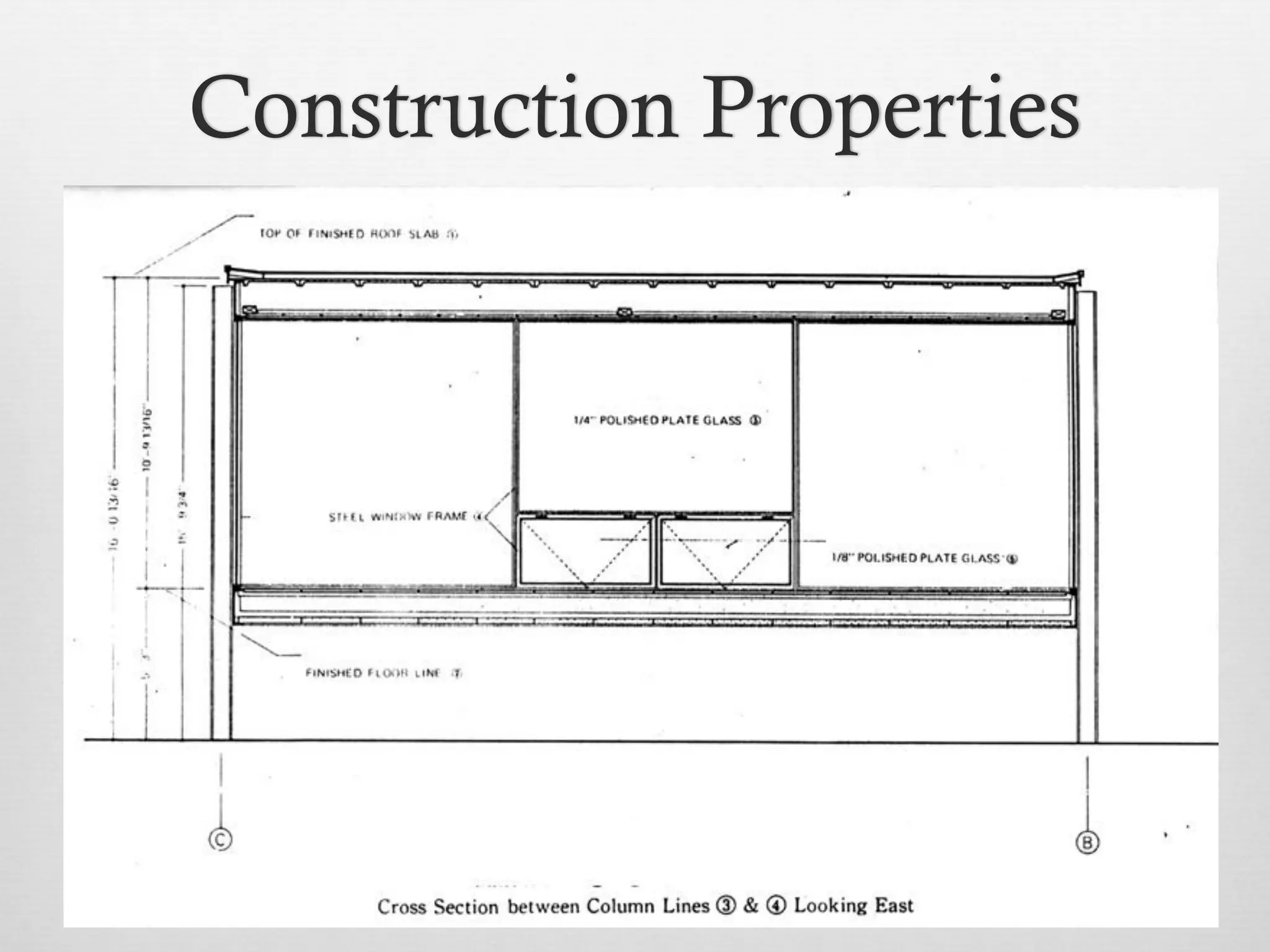 Farnsworth house Construction Details | PDF