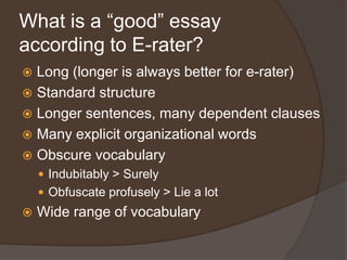 Automated Language Assessment Scoring and impact on instruction | PPT