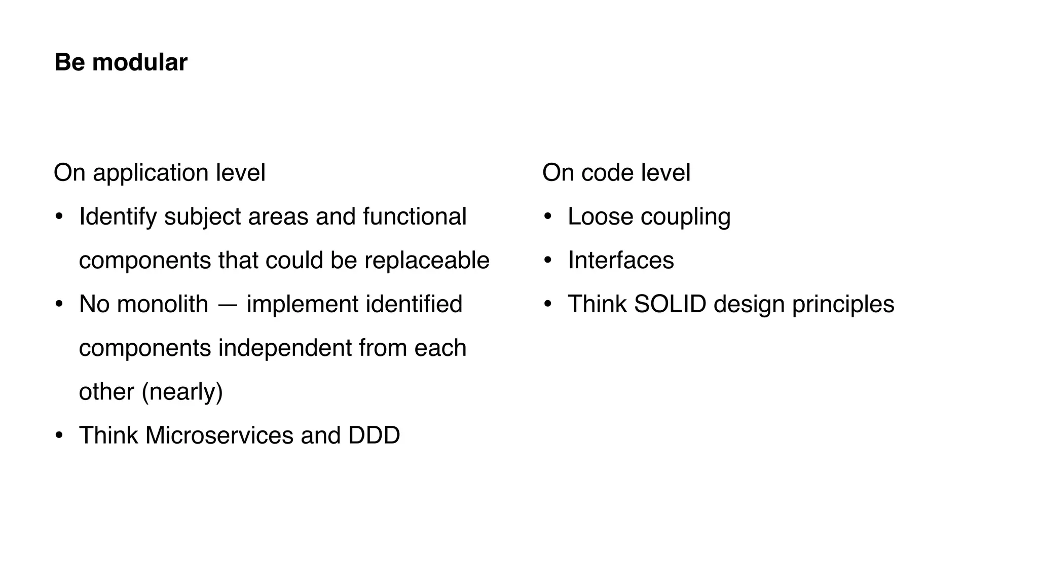 Brilliant Software Architecture or How to Build Good Software | PPT