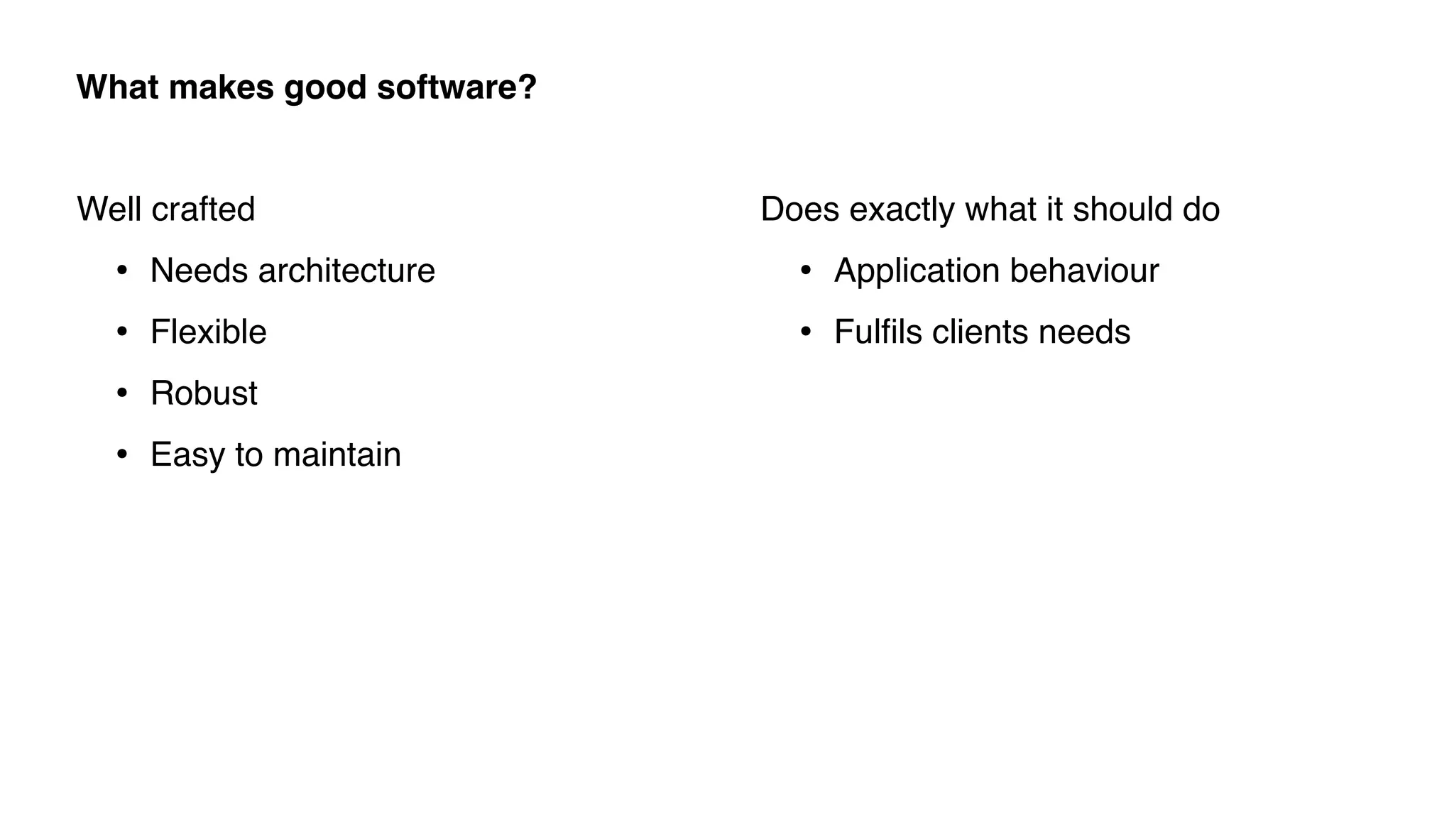 Brilliant Software Architecture or How to Build Good Software | PPT