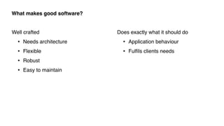 Brilliant Software Architecture or How to Build Good Software | PPT