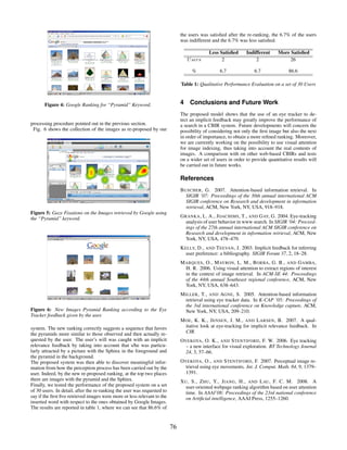 Faro Visual Attention For Implicit Relevance Feedback In A Content Based Image Retrieval | PDF ...