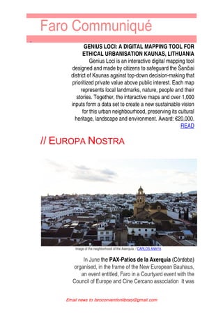 FARO Communique #8.pdf