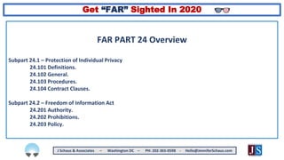 Government Contacting - FAR Part 24 - Protection Of Privacy And Freedom ...