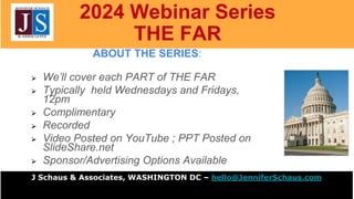 2024: The FAR, Federal Acquisition Regulations - Part 8 | PPTX