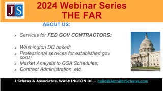 2024: The FAR, Federal Acquisition Regulations - Part 8 | PPTX
