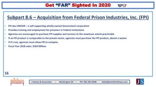 Government Contacting - FAR Part 8 - Required Sources Of Supplies And ...