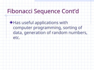 Fibonacci Sequence m_mathematics abd sciencer.ppt