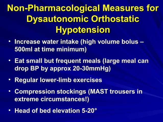 Colin Farquharson - orthostatic hypotension | PPT