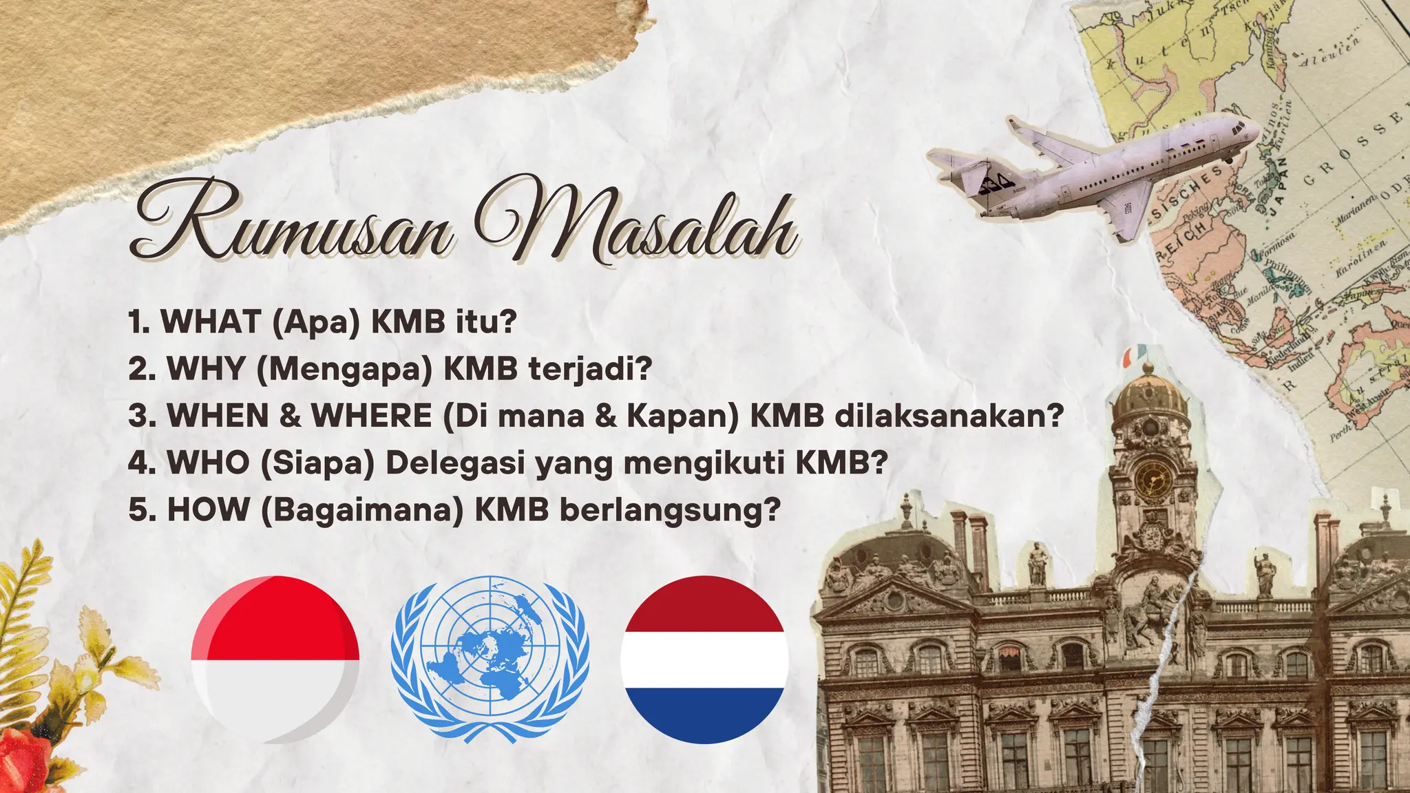 Sejarah KMB Konferensi Meja Bundar Simplified Presentation | PDF
