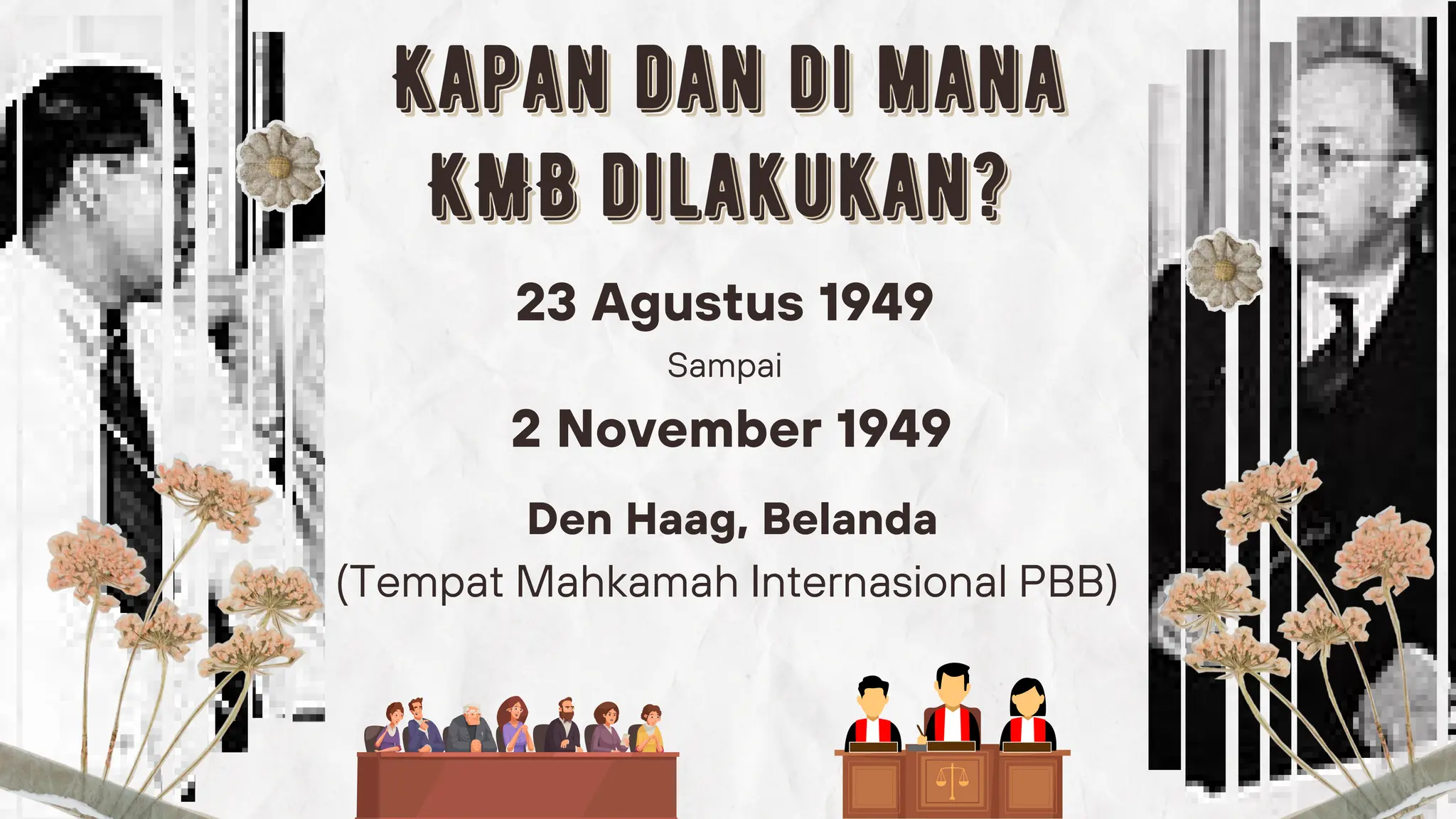 Sejarah KMB Konferensi Meja Bundar Simplified Presentation | PDF