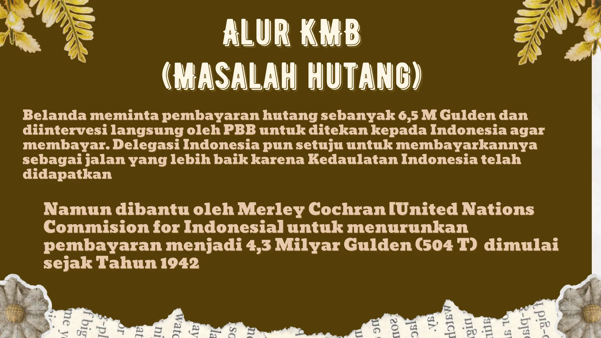 Sejarah KMB Konferensi Meja Bundar Simplified Presentation | PDF