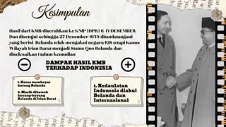 Sejarah KMB Konferensi Meja Bundar Simplified Presentation | PDF