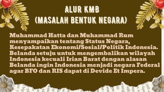Sejarah KMB Konferensi Meja Bundar Simplified Presentation | PDF