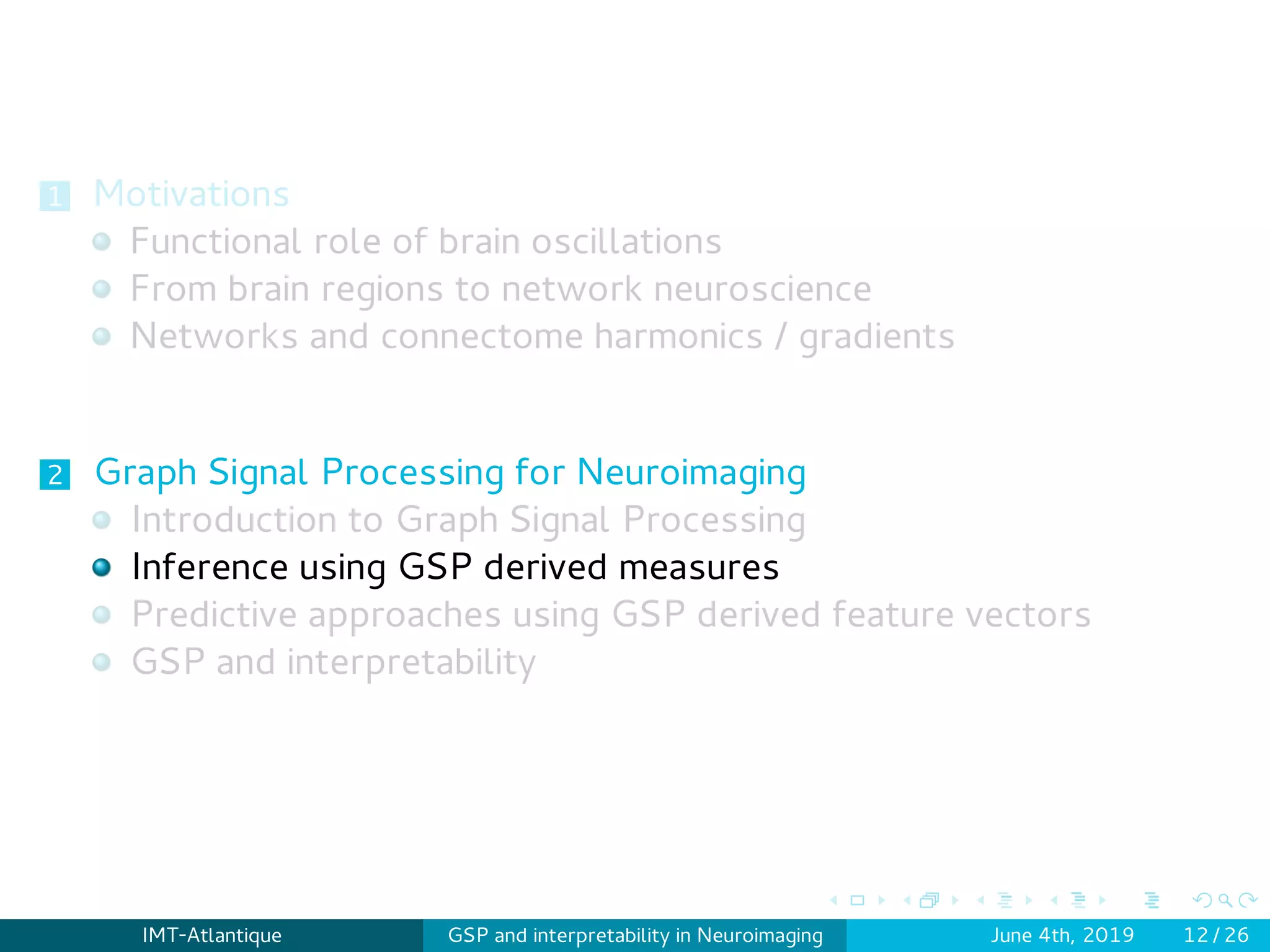 Graph Signal Processing: an interpretable framework to link neurocognitive architectures with ...