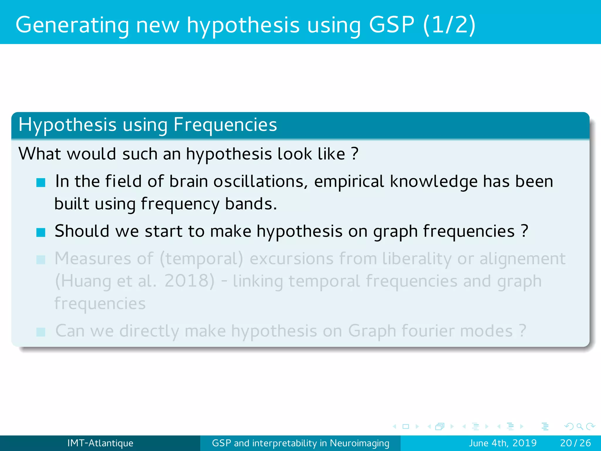 Graph Signal Processing: an interpretable framework to link neurocognitive architectures with ...