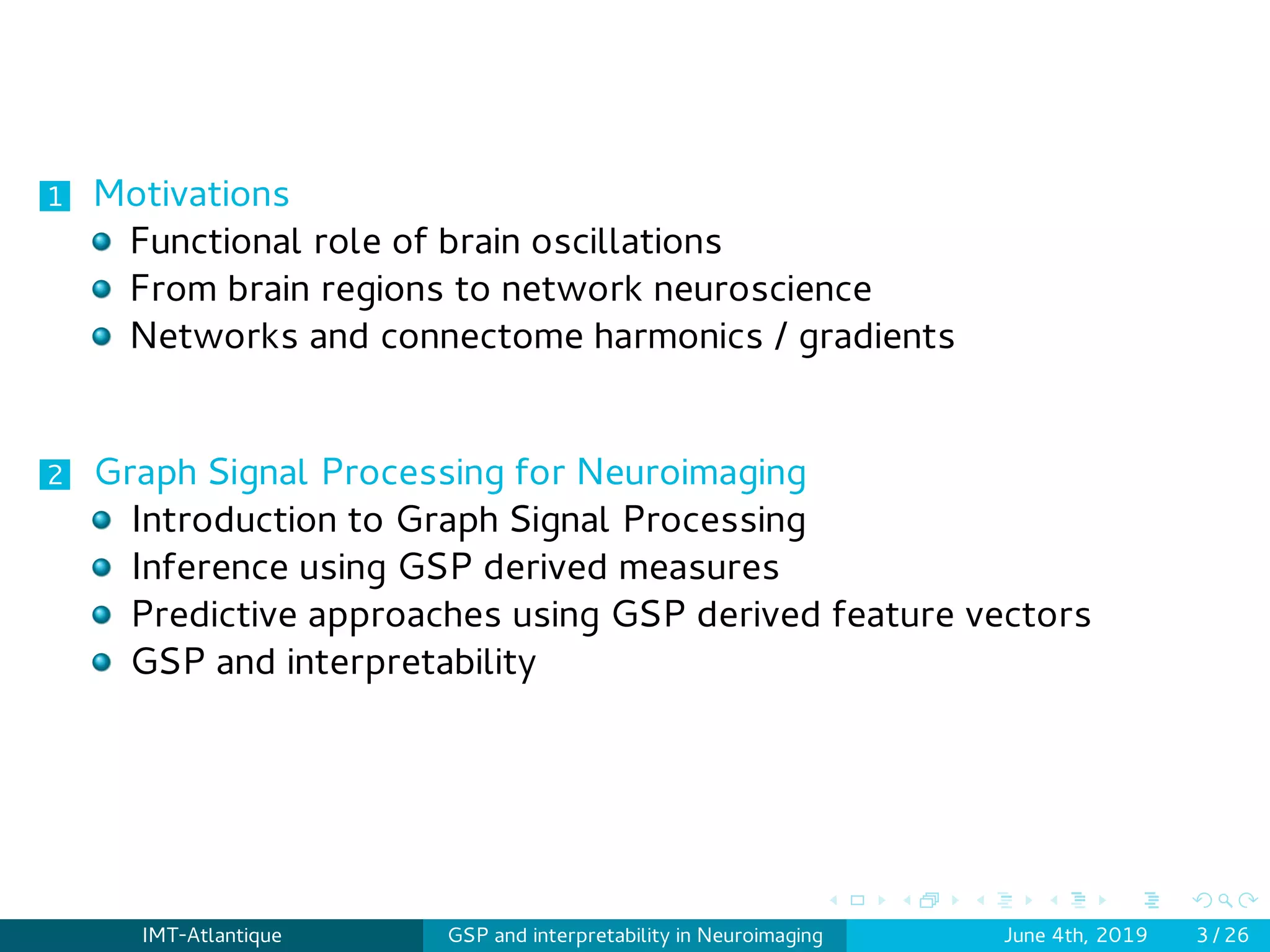 Graph Signal Processing: an interpretable framework to link neurocognitive architectures with ...