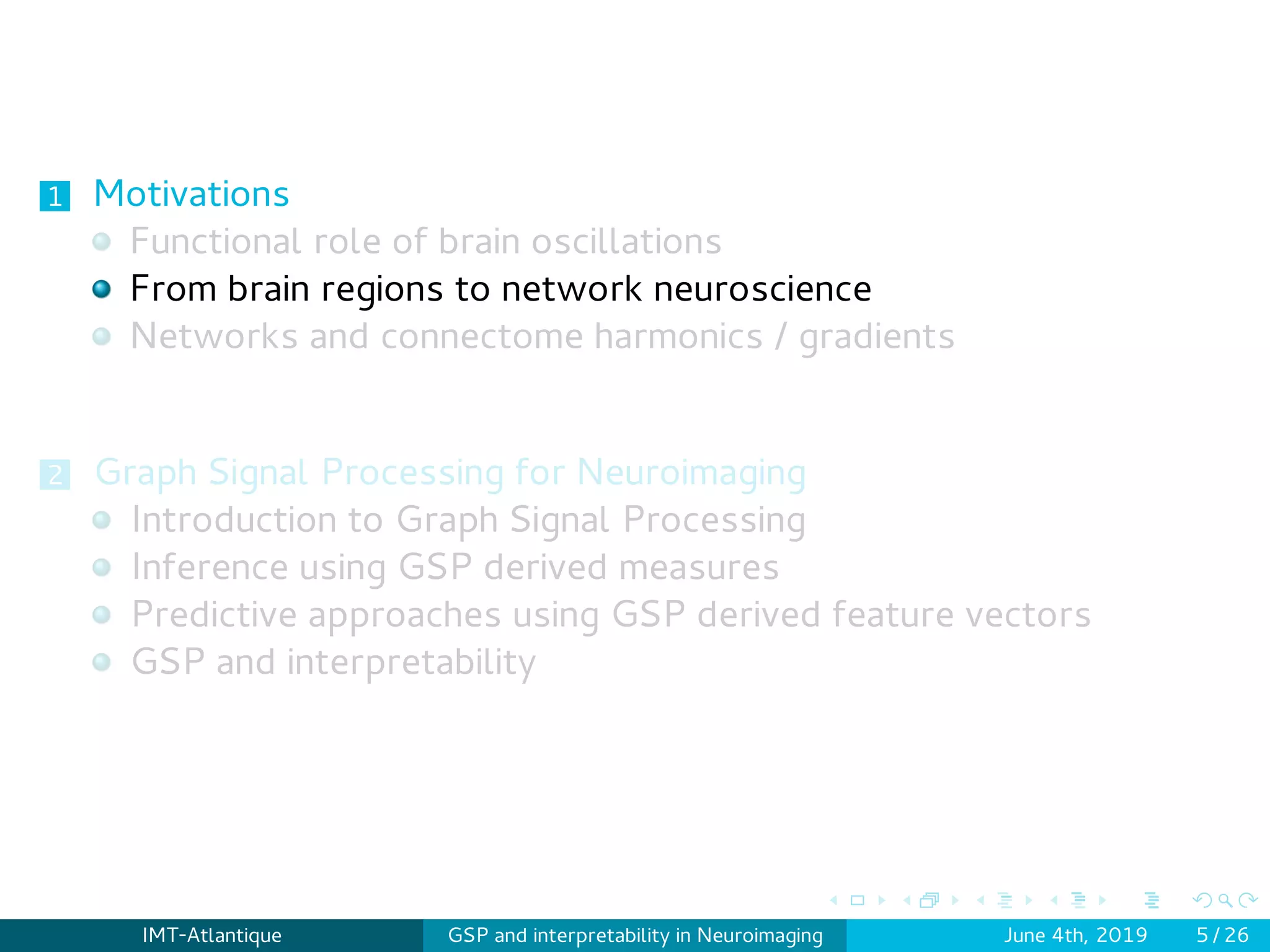 Graph Signal Processing: an interpretable framework to link neurocognitive architectures with ...