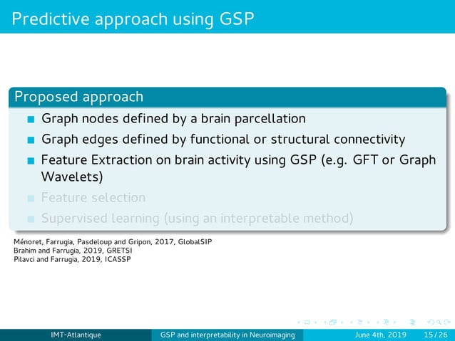 Graph Signal Processing: an interpretable framework to link neurocognitive architectures with ...