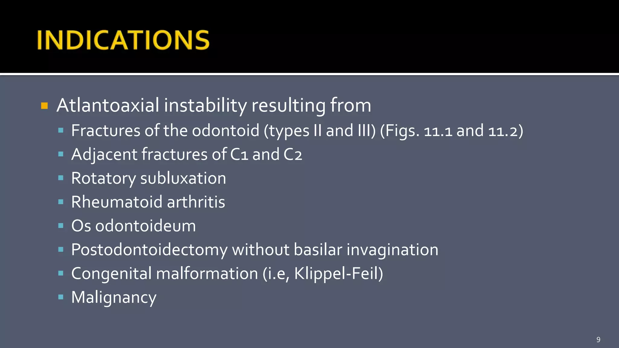 Cervical Fusion C1 C2 Fusion Ppt