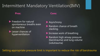Mechanical Ventilation | PPTX