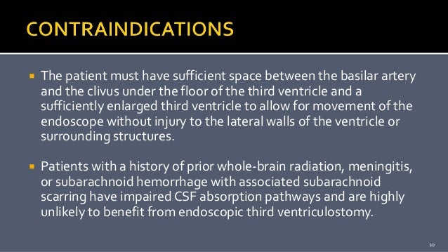 Endoscopic Third Ventriculostomy
