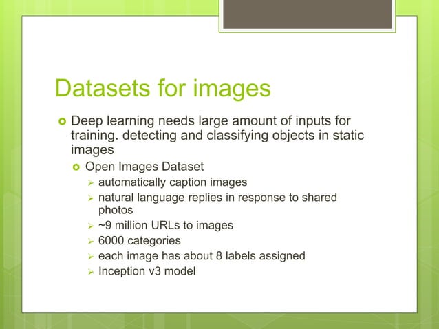 Computer Vision, Deep Learning, OpenCV | PPT