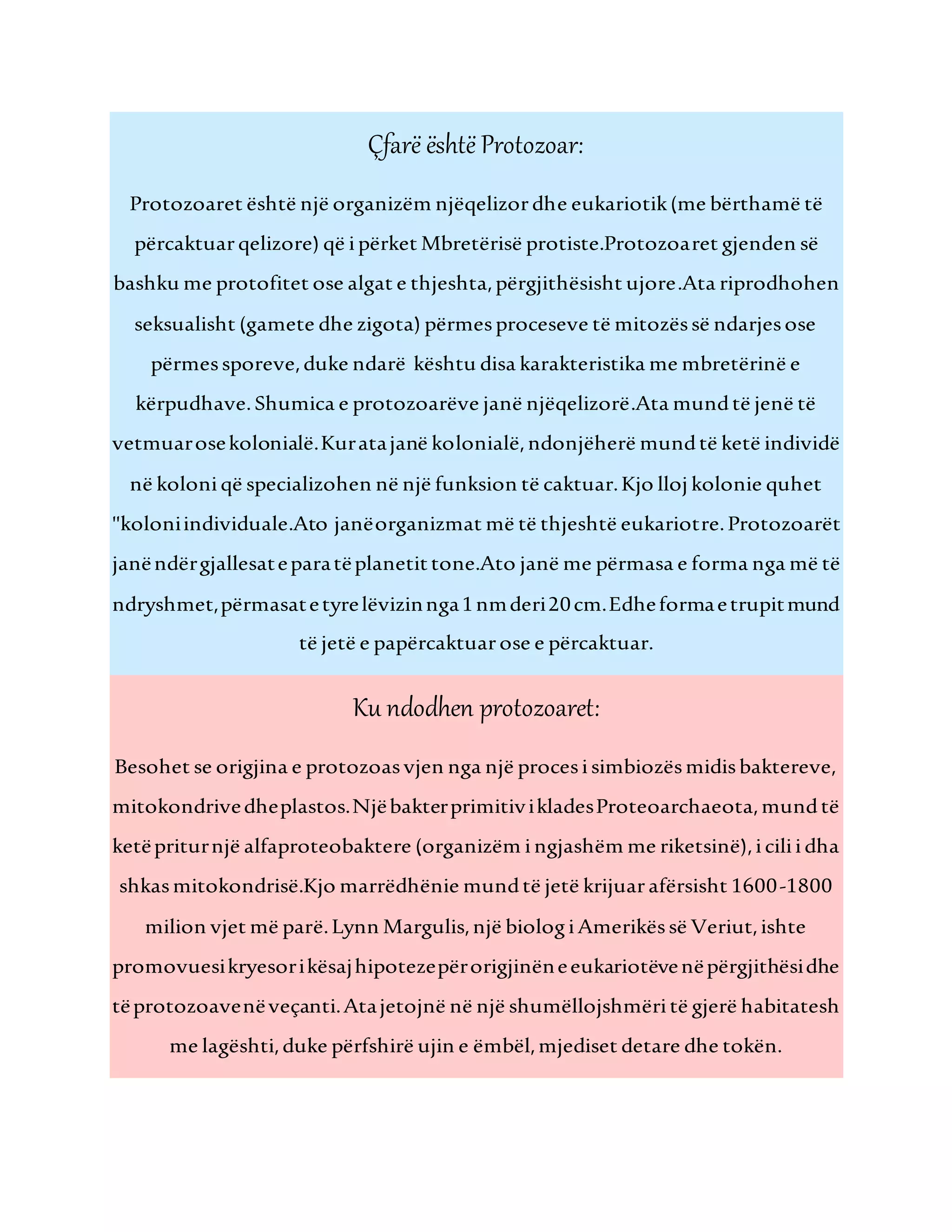 Çfarë është Protozoar .docx ...