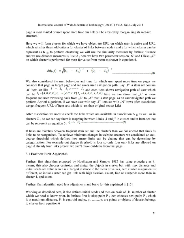 Farthest First Clustering In Links Reorganization Pdf
