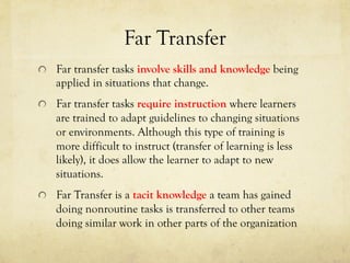 Far Transfer | PDF
