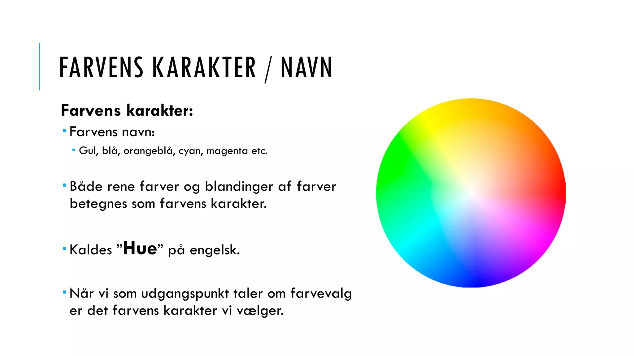 Colors (Danish Slides: Farver) | PPT