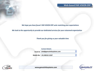 Farvision ERP _ The Leading Web-Based ERP Solution | PPTX