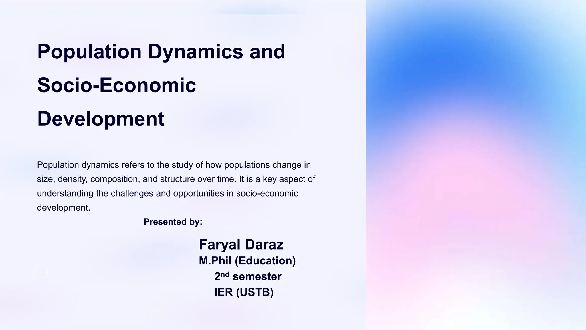 faryal presentation population dynamic.pptx