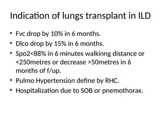 RECIPIENT AND DONOR WORK UP FOR LUNGS SURGERY | PPTX
