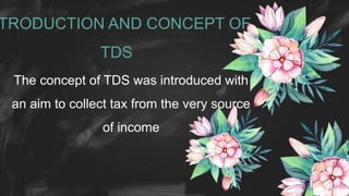 Duties And Responsibilities of of TDS officer. while calculating TDS | PPTX