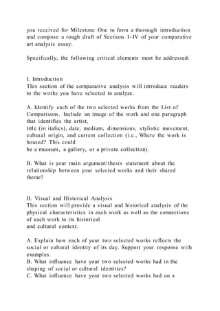 FAS 202 Milestone Two Guidelines and Rubric Overview | DOCX