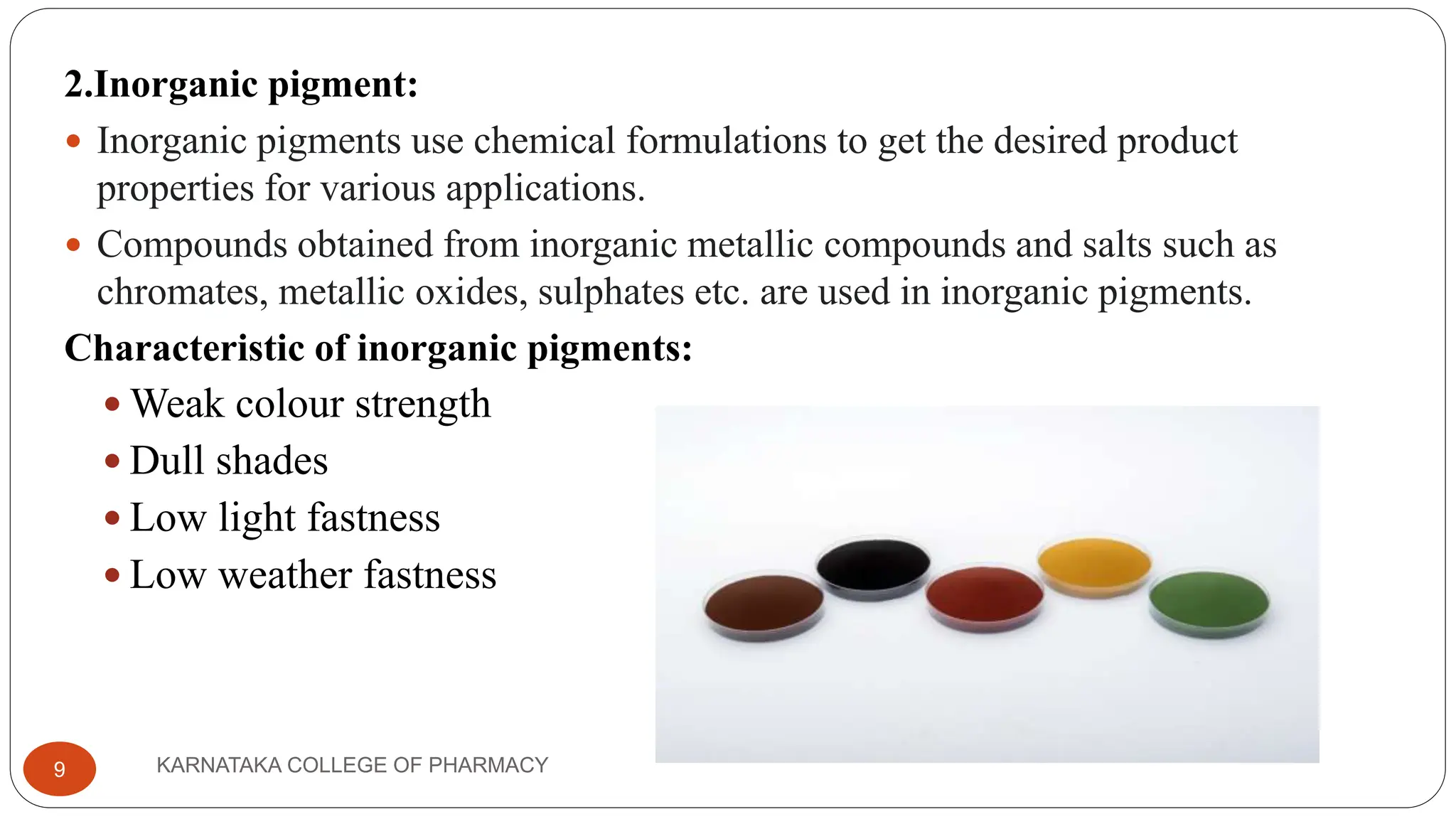 PIGMENTS AND DYES, food analysis, analysis | PPTX