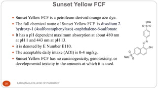 PIGMENTS AND DYES, food analysis, analysis | PPTX