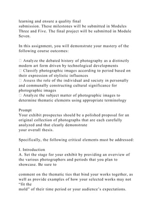 FAS 326 Final Project Guidelines and RubricOverviewPhoto.docx