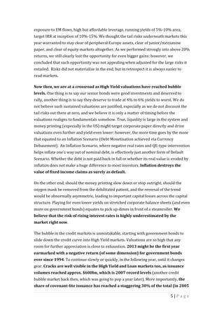 Fasanara Capital | Appendix | Portfolio Buckets | PDF