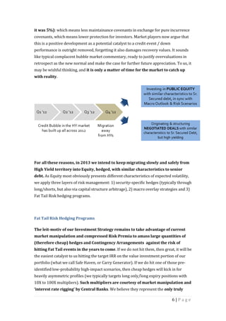 Fasanara Capital | Appendix | Portfolio Buckets | PDF