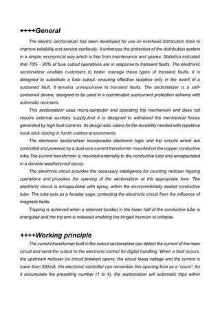 Fas auto sectionlizer | PDF