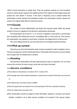 Fas auto sectionlizer | PDF