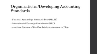 FASB and Standard Setting | PPTX