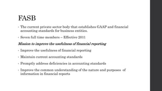 FASB and Standard Setting | PPTX