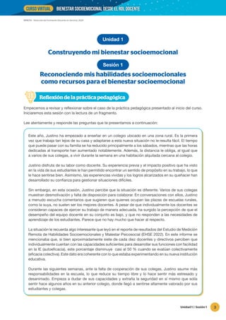 Bienestar socioemocional del rol docente | PDF