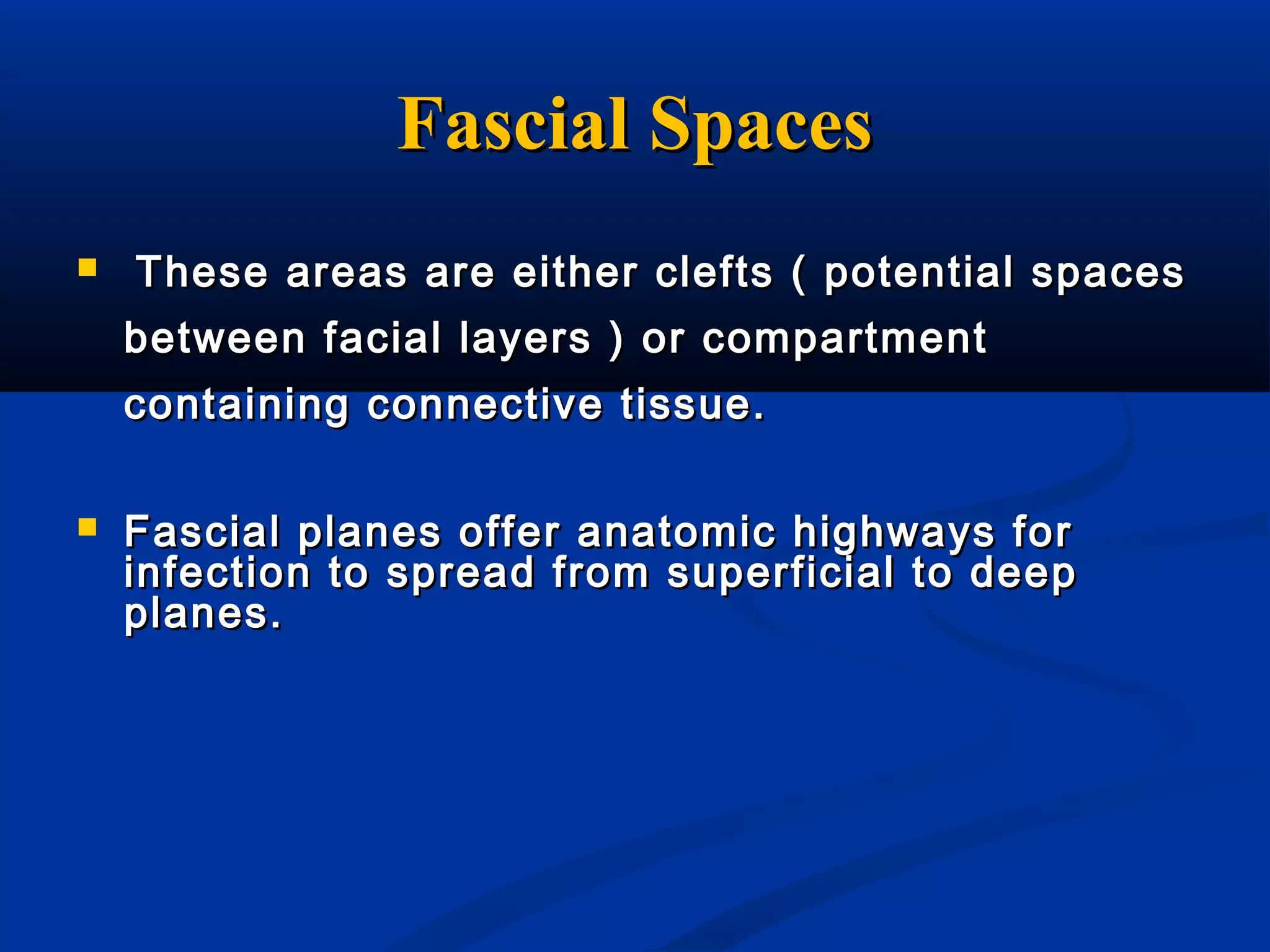 Fascial space & infections | PPT