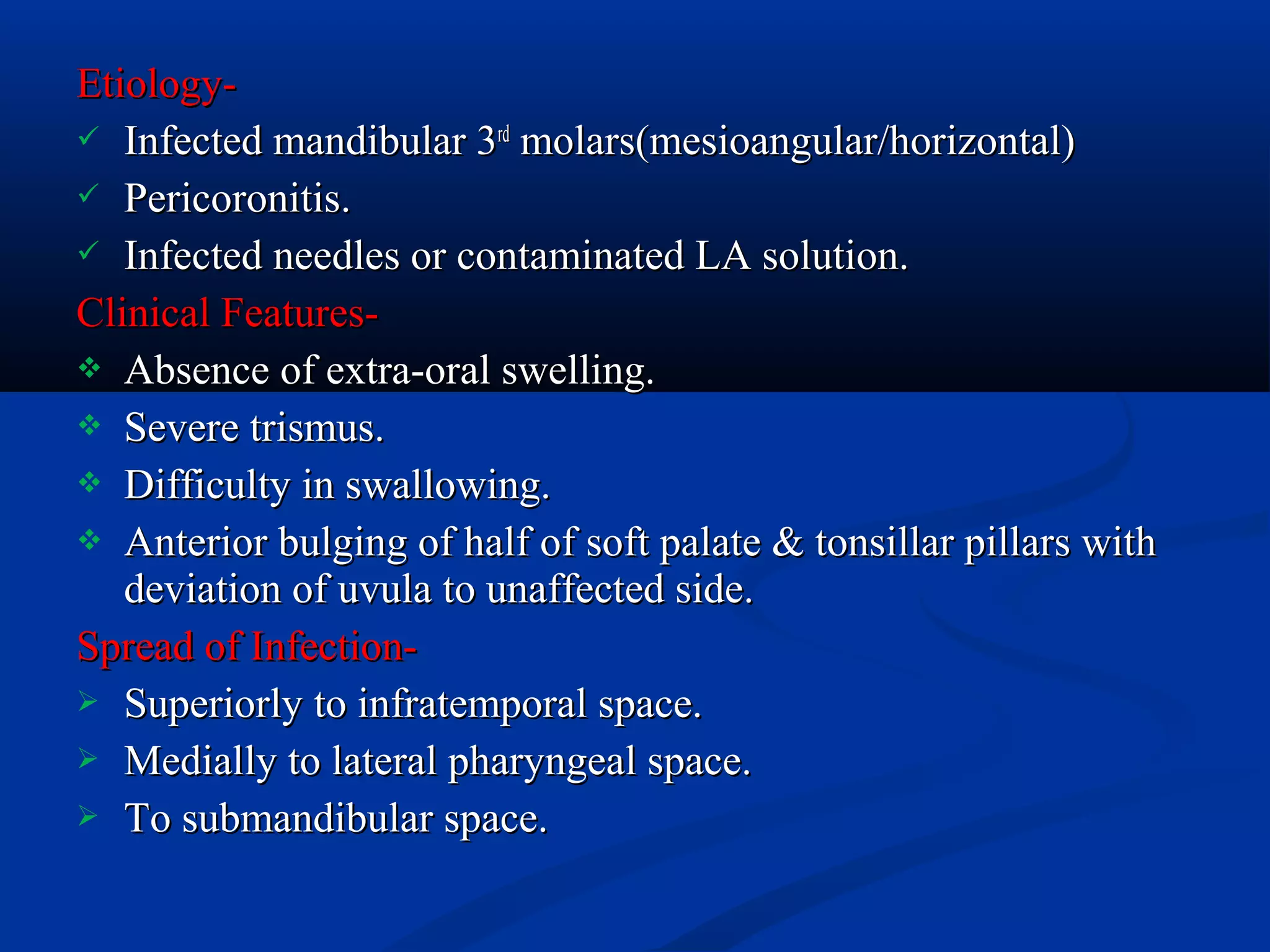 Fascial space & infections | PPT